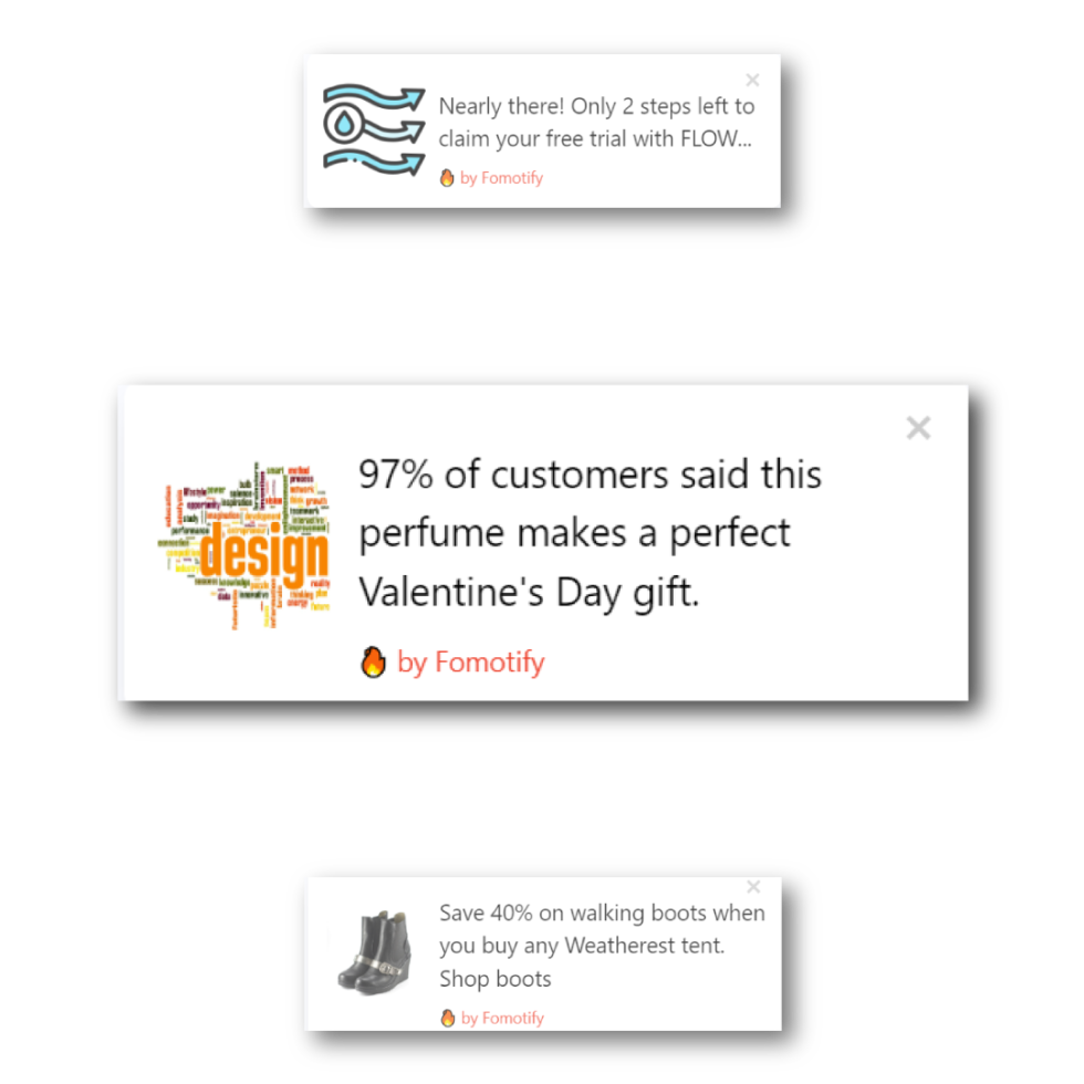Custom Notification - Fomotify